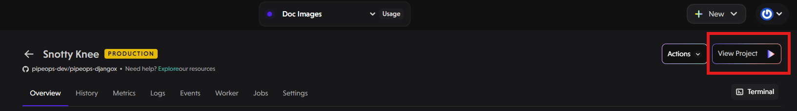 Project Deployment | PipeOps Docs